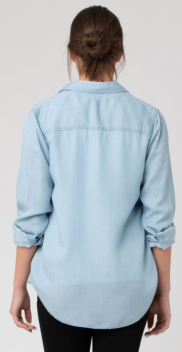 Bec Chambray Maternity Shirt – Special Addition